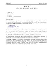 CPSC S HW Solution Pdf CPSC Summer HW Due Wednesday July