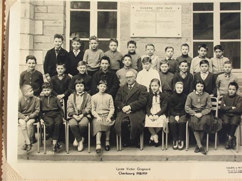 Photo De Classe X De 1958 Lycée Victor Grignard Copains Davant