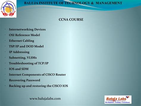 Ccna Course Ppt