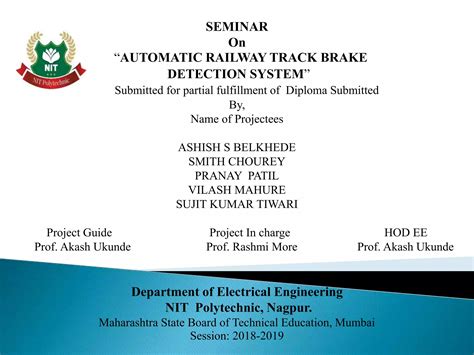 Automatic Railway Track Brake Detection System Pptx