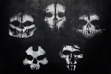 Call Of Duty Ghost Mask Drawing