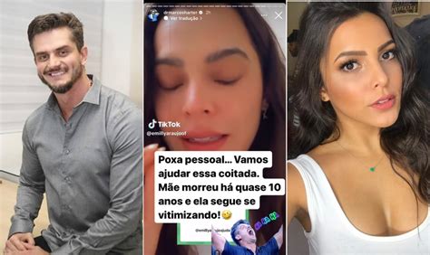 Ex BBB Marcos Harter debocha do desabafo de Emilly Araújo sobre perder