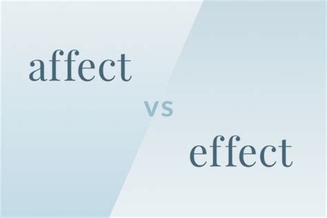 Affect Vs Effect Video Merriam Webster