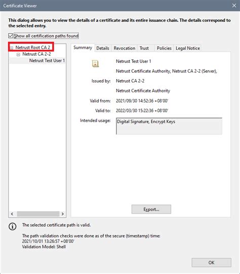 manually trusting netrust certification authority ca root certificates
