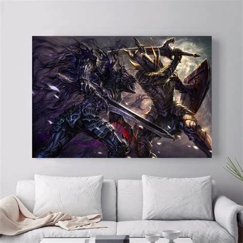 Dark Souls Game Artwork Canvas Art Print Painting Poster Wall Pictures ...