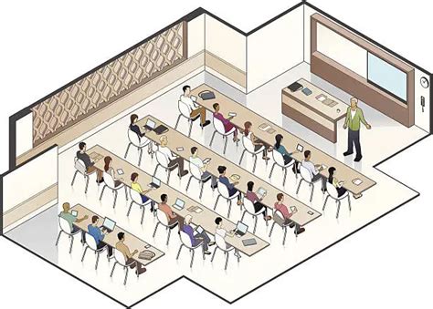 Classroom Imageai Royalty Free Stock Svg Vector