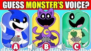 Guess The Voice The Smiling Critters Poppy Playtime Chapter 3 Catnap