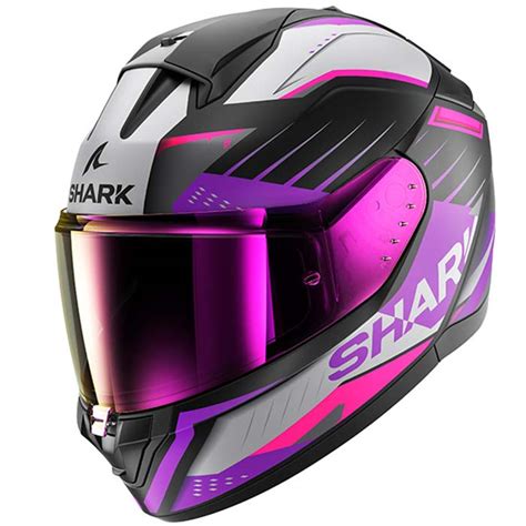 Shark Ridill 2 Bersek Matt Black Violet Pink Full Face Helmets