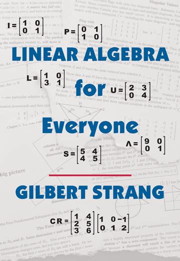 Linear Algebra For Everyone Siam Publications Library