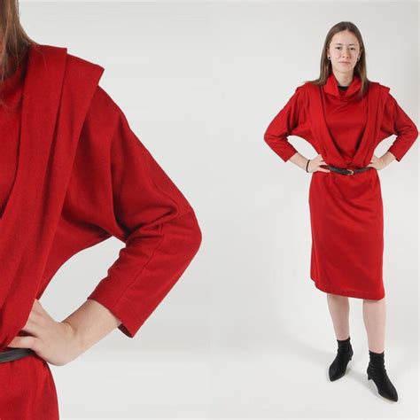 Dolman Sleeve Dress Etsy