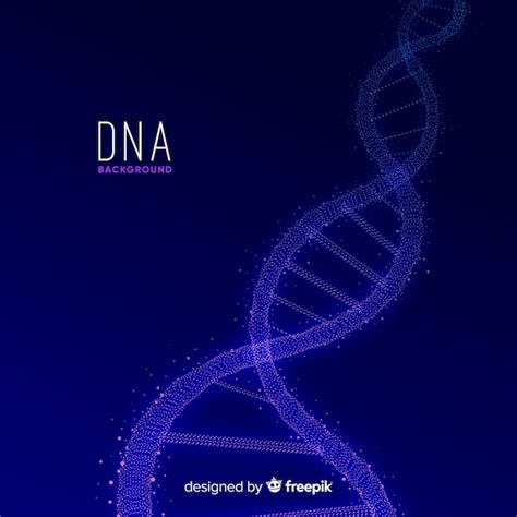 추상 Dna 배경 무료 벡터