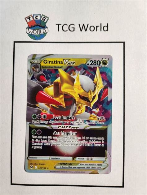 Pokémon Giratina Vstar Lost Origin 131196 Ultra Selten Kaufen Auf