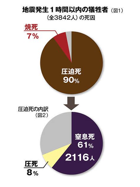 地震発生直後：3842人の意外な死因「なぜ、圧死（即死）はわずか8％だったのか」【阪神・淡路大震災25年目の真実 】 2020年1月14日