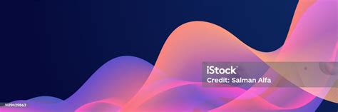 추상 네온 핑크 퍼플 웨이브 흐르는 배너 배경 디자인 벡터 일러스트레이션 흐르는 입자 파동 동적 모션 스트림 디지털 기술 곡선