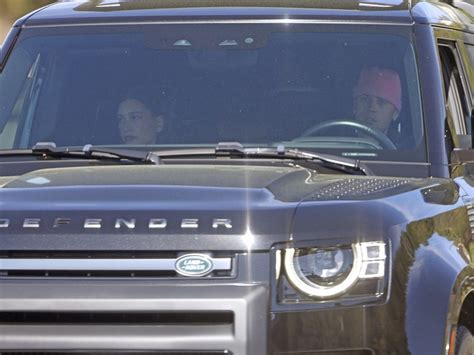 Justin And Hailey Bieber Twin In Black Outfits For La Date