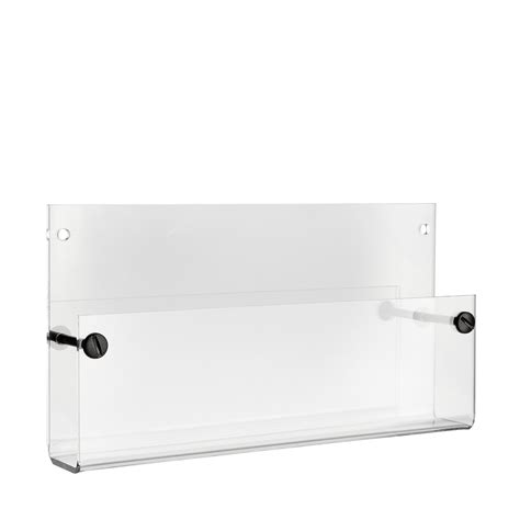 Leaflet Holder Wall Mounted A5 Landscape Acrylic Sprintis