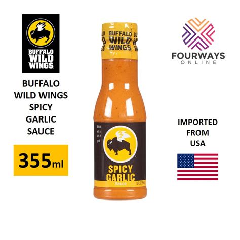 Buffalo Wild Wings Spicy Garlic Sauce 355ml Shopee Philippines