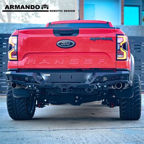 Ford Ranger Next Gen 2022 Raptor Armando Combat Rear Steel Bumper