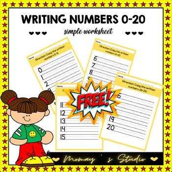 Writing Number By Momay S Store TPT