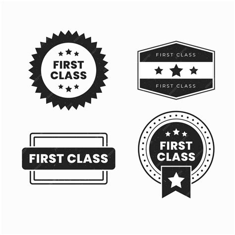 Free Vector Flat Design First Class Stamp Collection