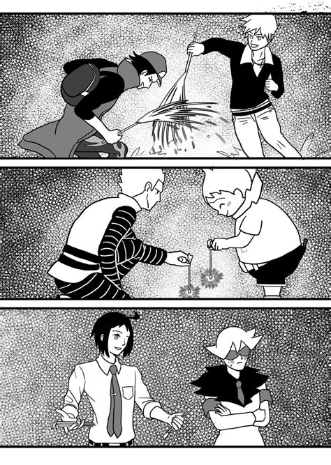 「トヤ←チェレライ Bw履修してないんだけど18章でトウヤがチーム組む奴に心当たりがあるって言ったときチェレン嫌そうに見え」たるたるの漫画