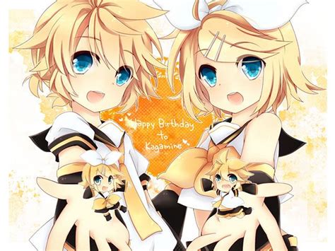 【鏡音リン】仲良しペアな可愛いイラスト壁紙画像【鏡音レン】 Anime Vocaloid Anime Images