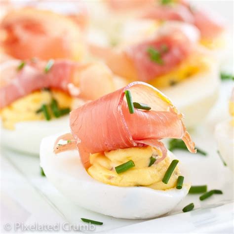 Deviled Eggs With Prosciutto