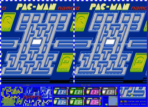 Pacmans Park Nes Style Pac Man Customs Custom Edited The Spriters Resource