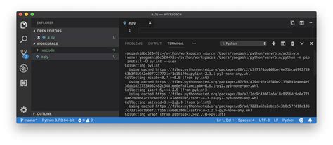 Vsc Treats A Python Venv As A Global Environment Issue Microsoft Vscode Python Github