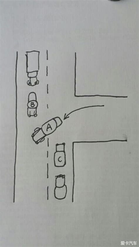 三岔路口的简笔画 简笔画图片大全 普车都