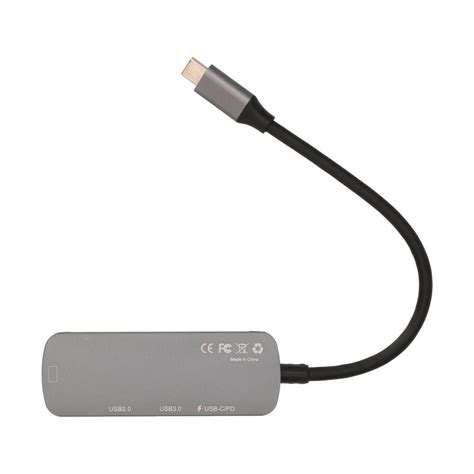 Techpro In Usb Type C Hub Multifunction Converter Grey Studio Online