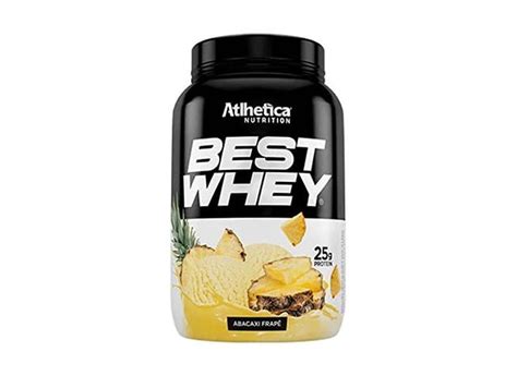 Best Whey Atlhetica Nutrition Frapê De Abacaxi 900g Em Promoção é No