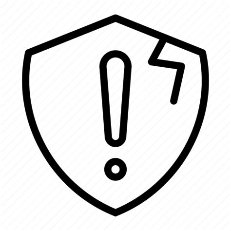 Risk Management Warning Security Business Shield Icon Download