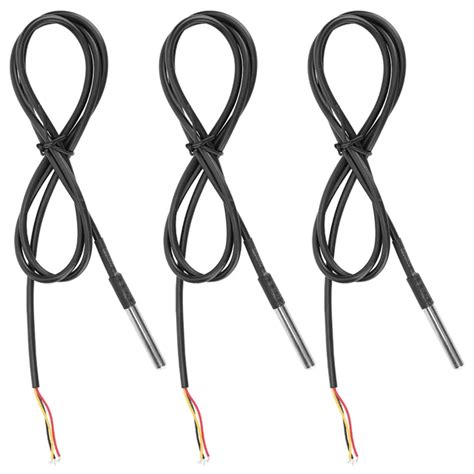 Ds18b20 Digital Temperature Sensor Stainless Steel Temperature Sensor Convenient £4 79 Picclick Uk