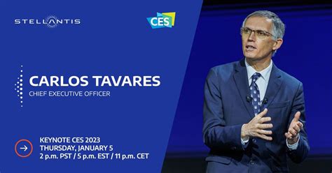Stellantis To Keynote At Ces 2023