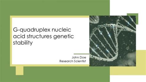 Nucleic Acid Structure Powerpoint Presentation And Slides Ppt