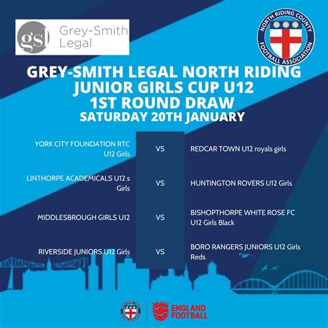 North Riding Fa On Linkedin Whos Up For Some County Cup Draws We Have Draws Coming Up For Our