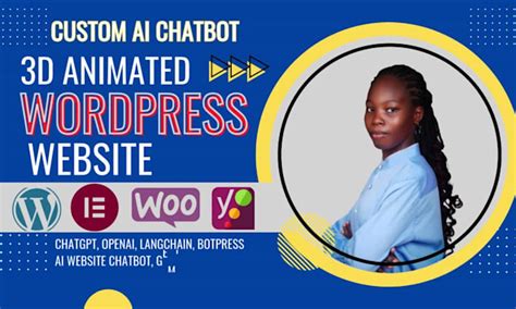 Interactive 3d Animated Wordpress Build Custom Ai Chatbot Using Openai Botpress By Ekundayo