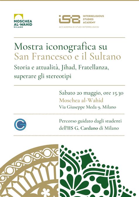 Mostra iconografica su San Francesco e il Sultano Storia e attualità