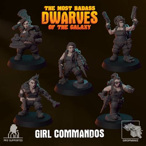 Download Sci Fi Dwarf Girl Commandos Von Dropminiz