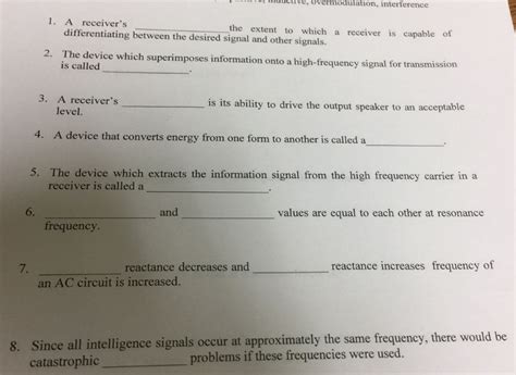 Solved A Receiver The Extent To Which A Receiver Is Capable