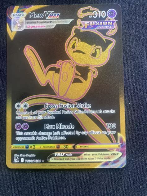 Mew Vmax Tg30tg30 Ultra Holo Rare Lost Origin Pokemon Card £650