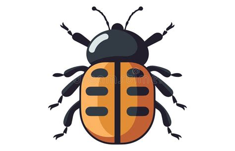 Beetle Rhino Illustration Clip Art Design Shape Beetle Icon Vector