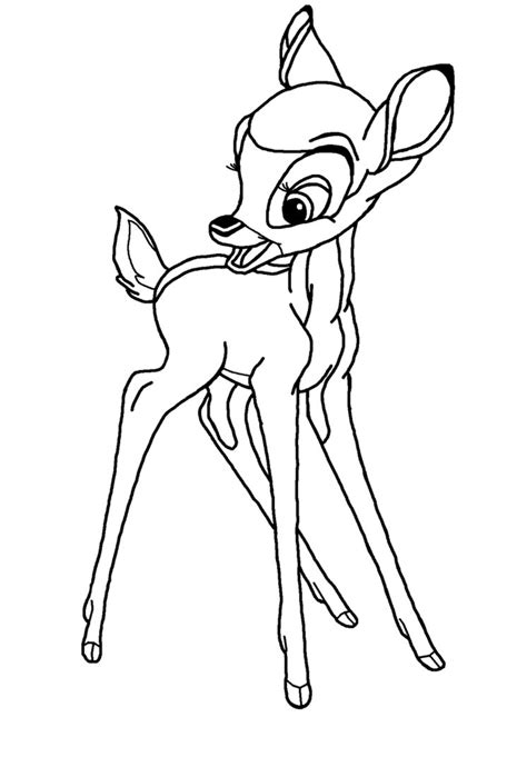 Bambi Coloriage Disney Bambi à imprimer et colorier Waouo