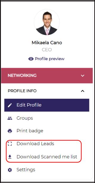 Badge Scanning Visitors