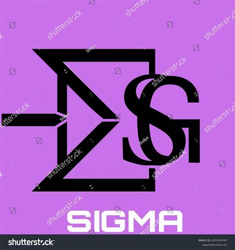Sigma Logo Design Symbol Image Stock Illustration 2233954187 Shutterstock