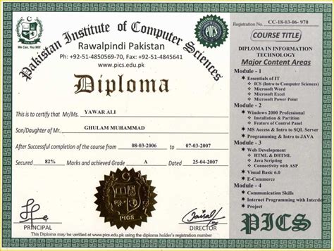 Diploma Certificate Template Free Download Of Printable Diploma