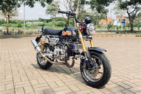 Foto Modifikasi Honda Monkey Habiskan Dana Ratusan Juta
