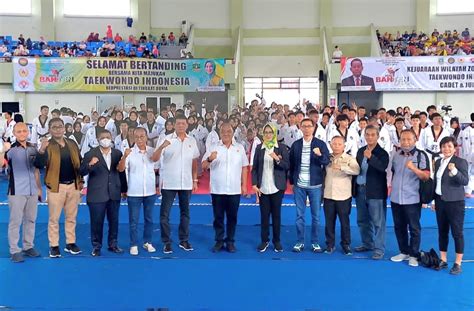Ketum KONI Pusat Apresiasi Kejurnas Taekwondo Dengan Konsep Wilayah