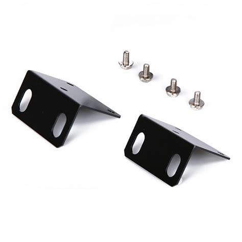 4pcs Metal 1U 19" Rack Mount ear Mounting jointing with screw cap for ...